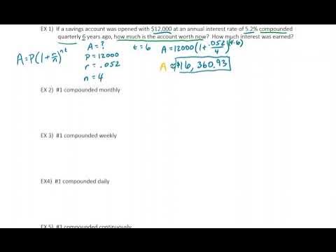 Intro to Compound Interest - YouTube