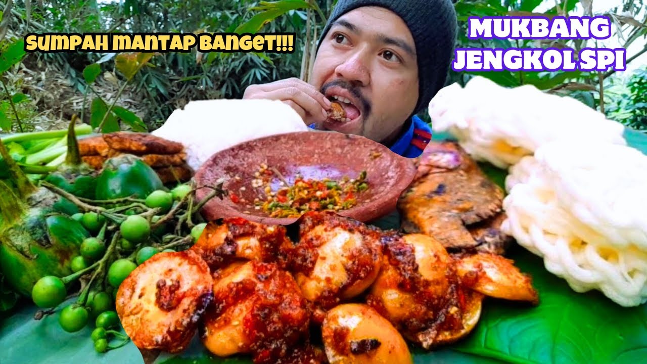 Sumpah Enak Banget Mukbang Rendang Jengkol Pedastempesambal 3580