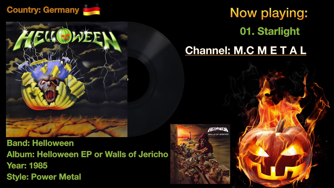 Starlight - Helloween, 1985 Helloween EP album, and Walls Of Jericho ...