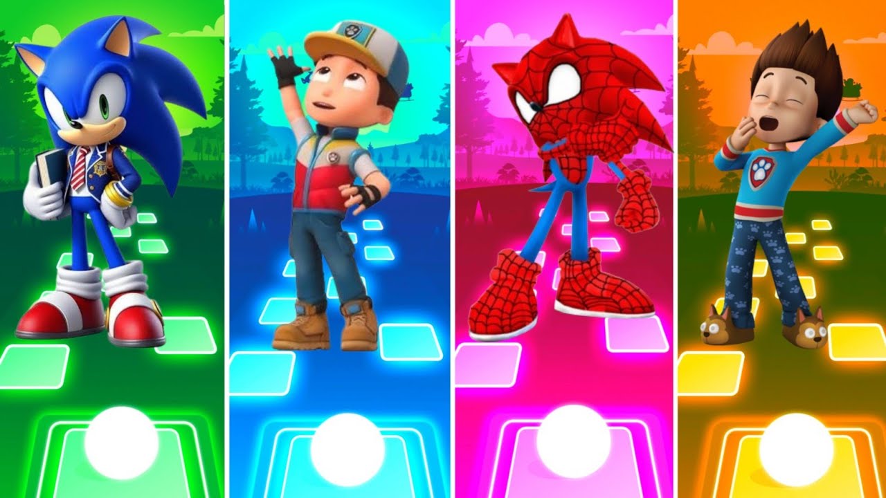Sonic Prime 🆚 Paw Patrol Ryder 🆚 Sonic Shadow 🆚 Paw Patrol Ryder 🎧🎵 ...