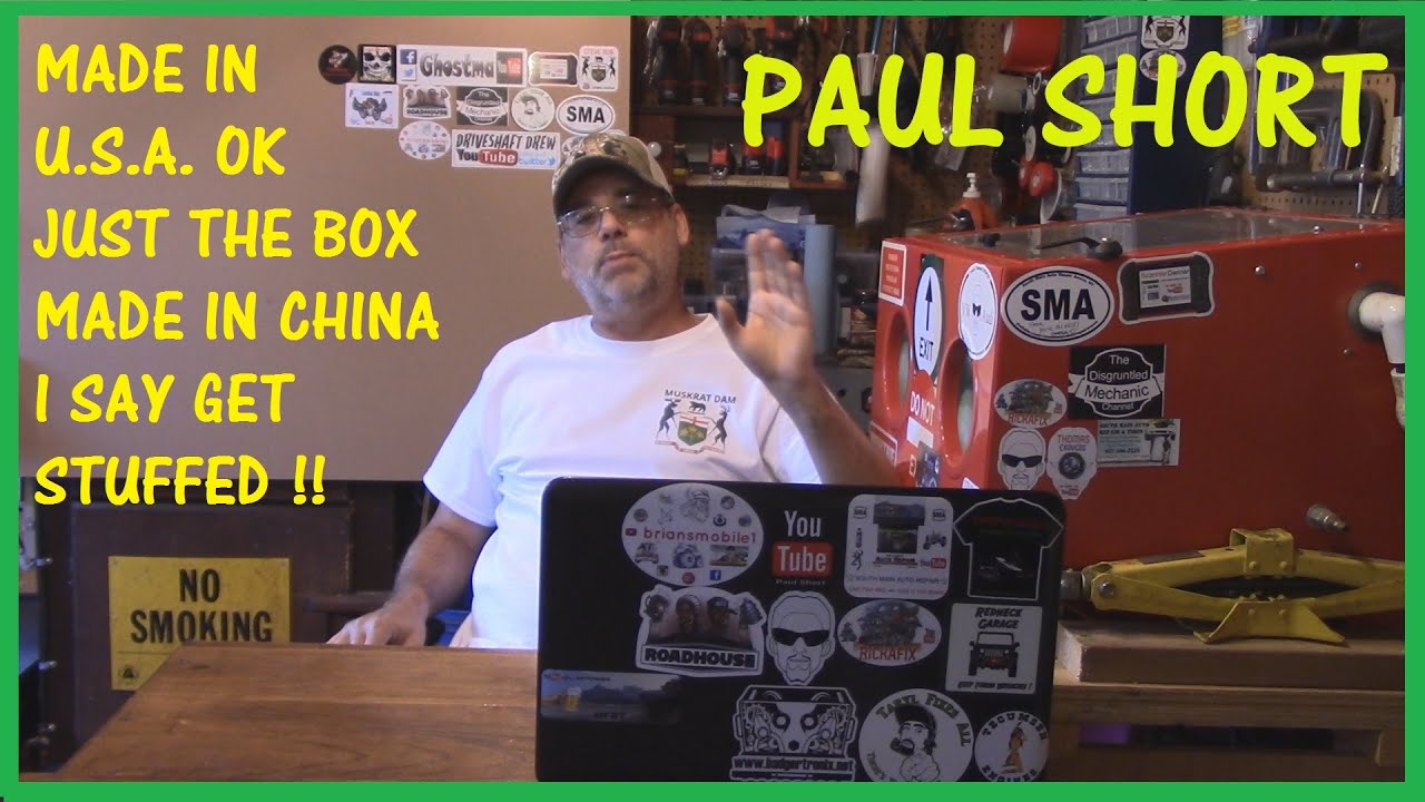PAUL SHORT RESPONCE VID. MADE IN CHINA - YouTube
