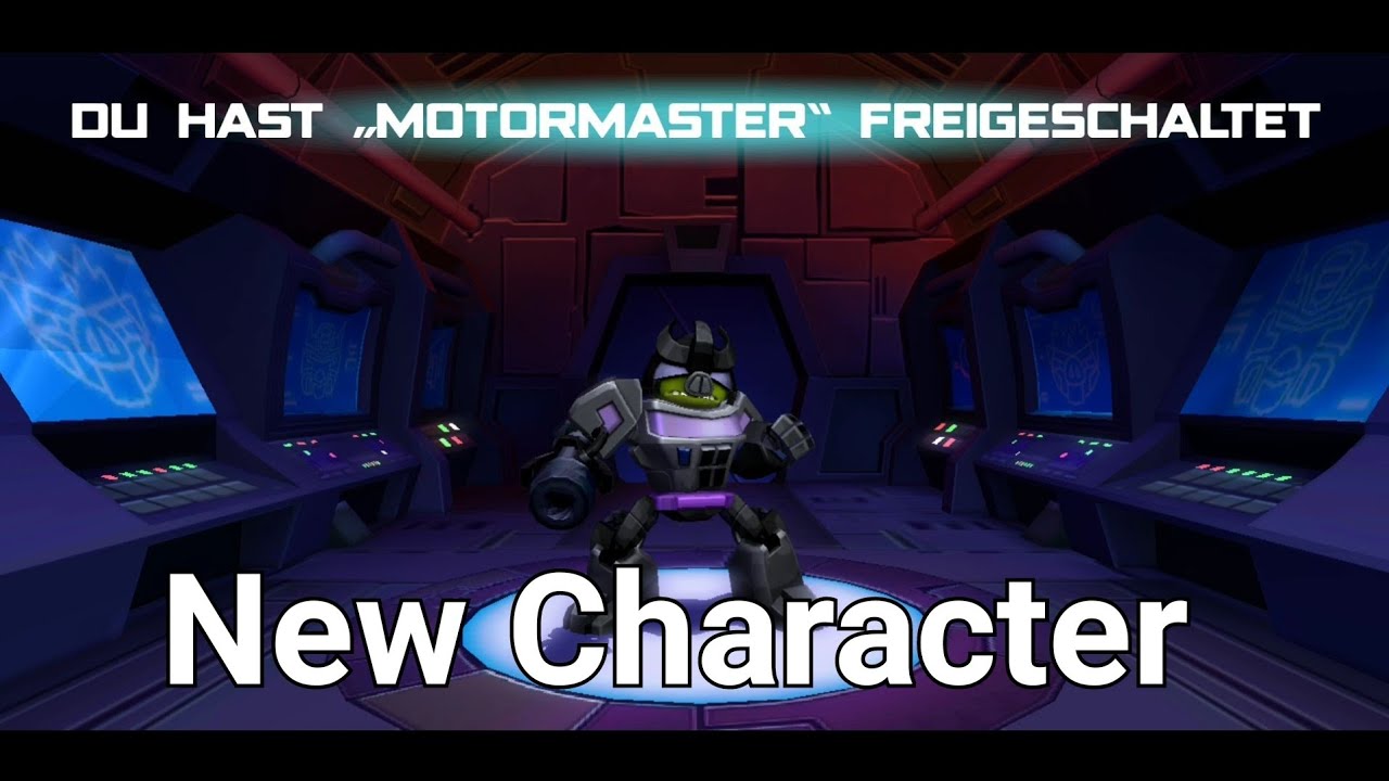 MOTORMASTER UNLOCKED! - Angry Birds Transformers - New Character ...