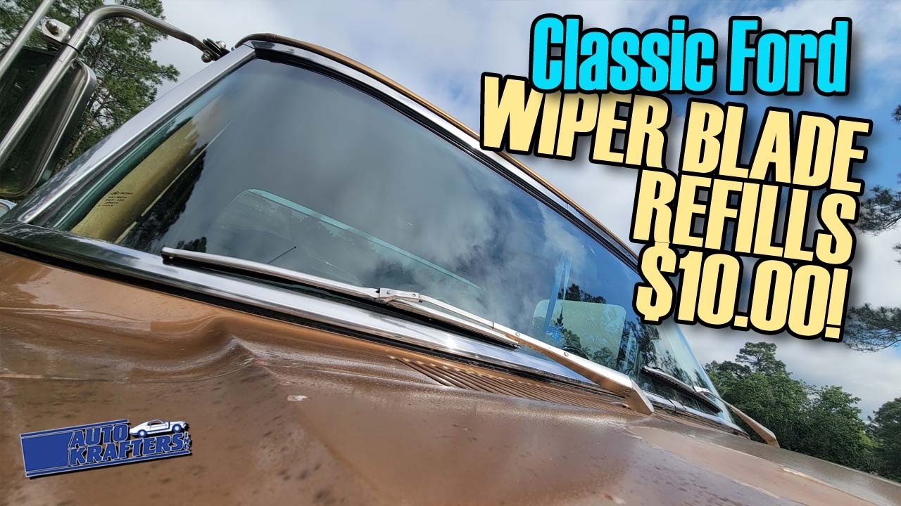 Classic Ford Wiper Blade Replacement Save Money - YouTube