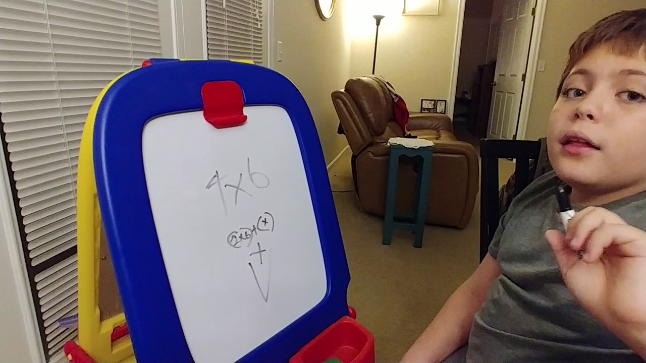 Common Core and Distributive Property by 3rd Grader - YouTube