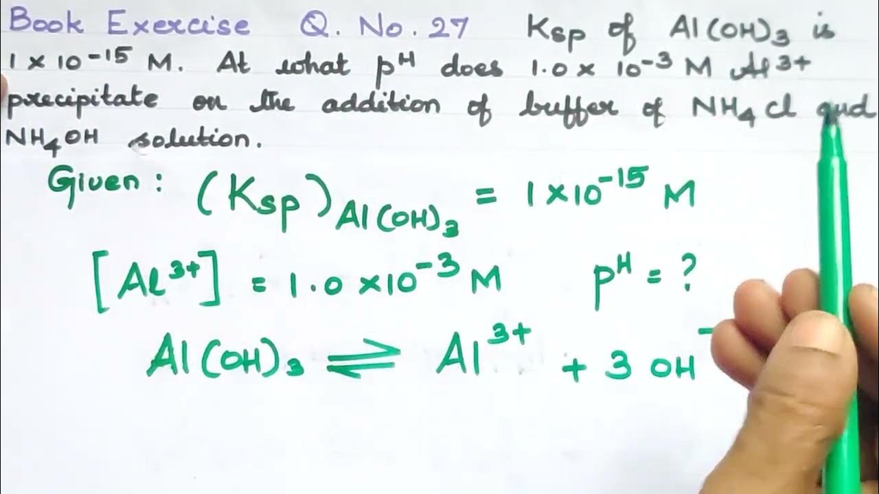 book exercise 27/Ionic Equilibrium - YouTube