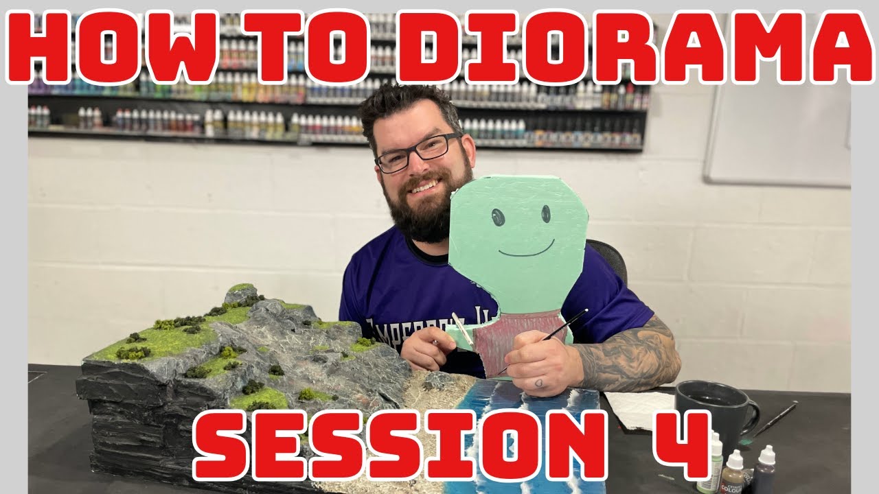 Beginner Diorama Build Episode 4: Dry Brush & Resin - YouTube