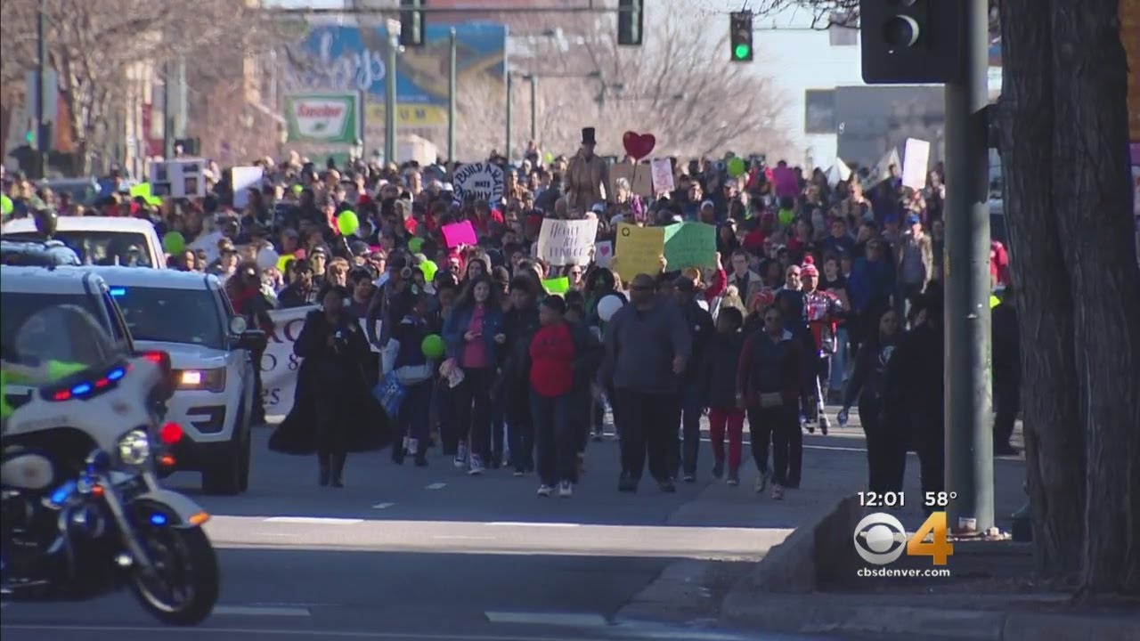 Denver Marks MLK Day With Annual 'Marade' - YouTube