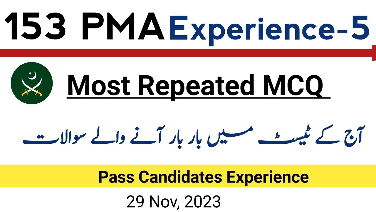 153 PMA Long Course Today Experience | PMA 153 LC Most Repeated ...