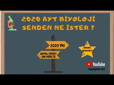 BİYOLOJİ AYT 2020 SENDEN NE İSTER
