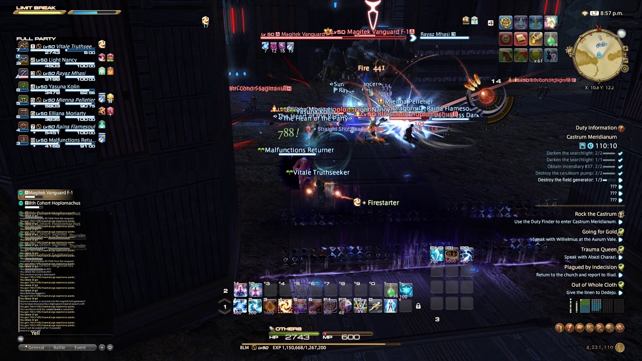 Magitek Vanguard F-1 - FINAL FANTASY XIV BOSS - YouTube