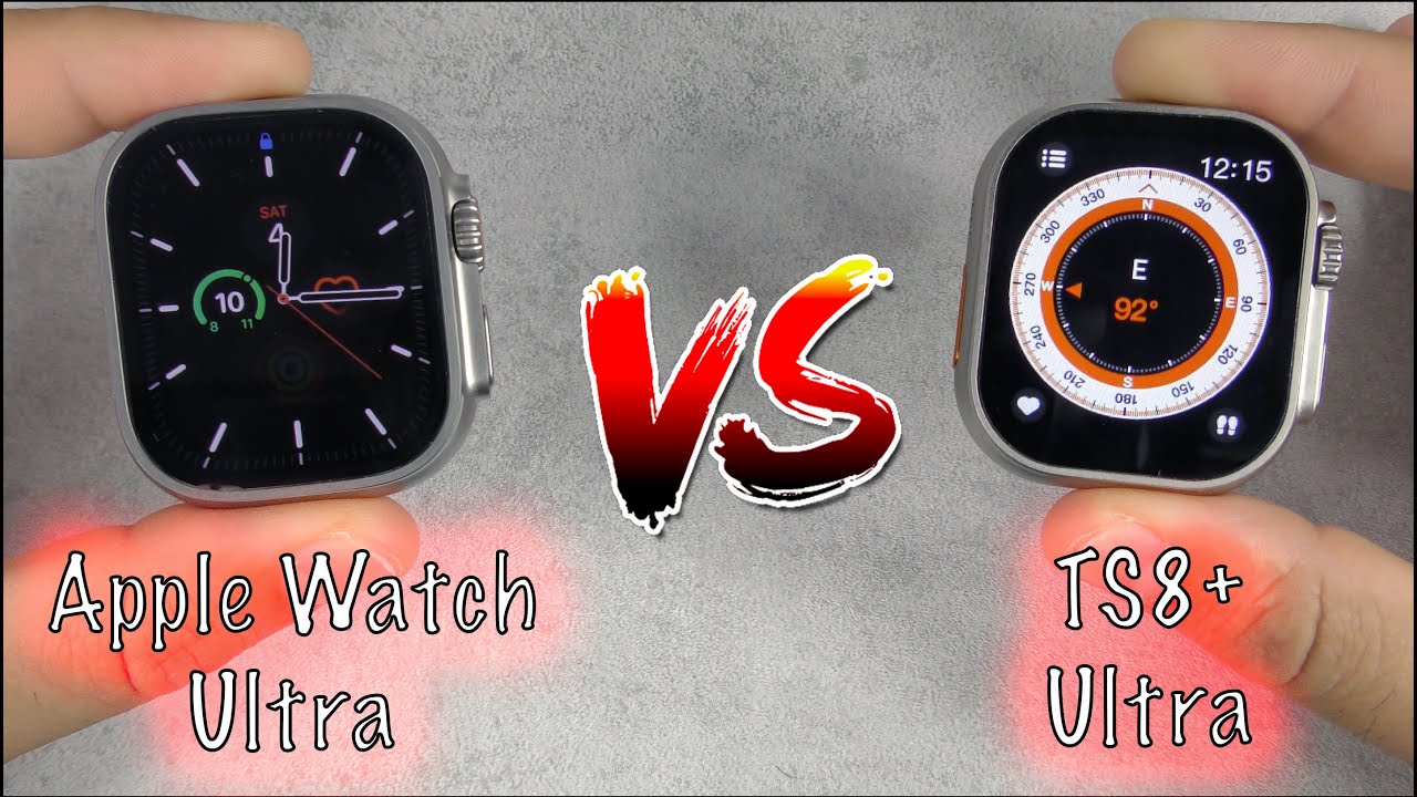 SPOT THE DIFFERENCE: Apple Watch Ultra VS TS8+ Ultra Smartwatch ...