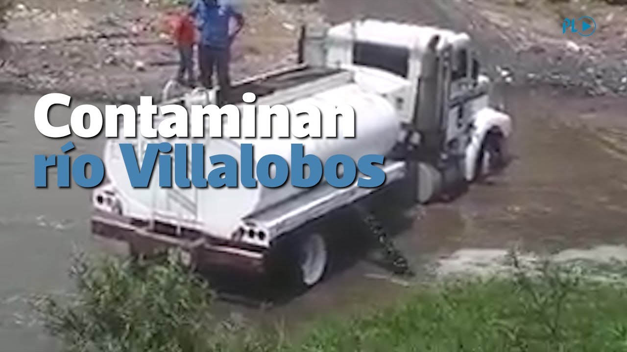 Contaminan río Villalobos con desechos de fosas sépticas - YouTube