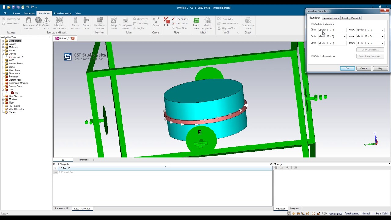 Electromagnetics - CST Magnetic field due to a loop and solenoid - YouTube