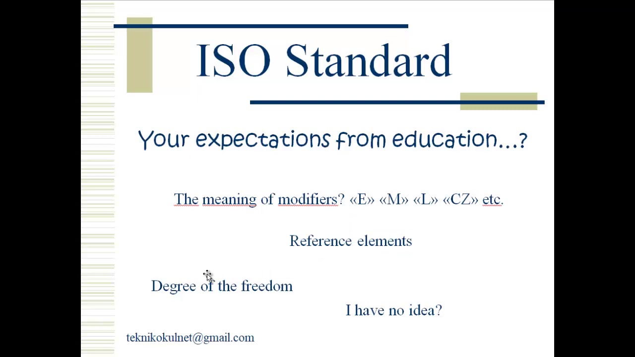 Fundamental of ISO - YouTube