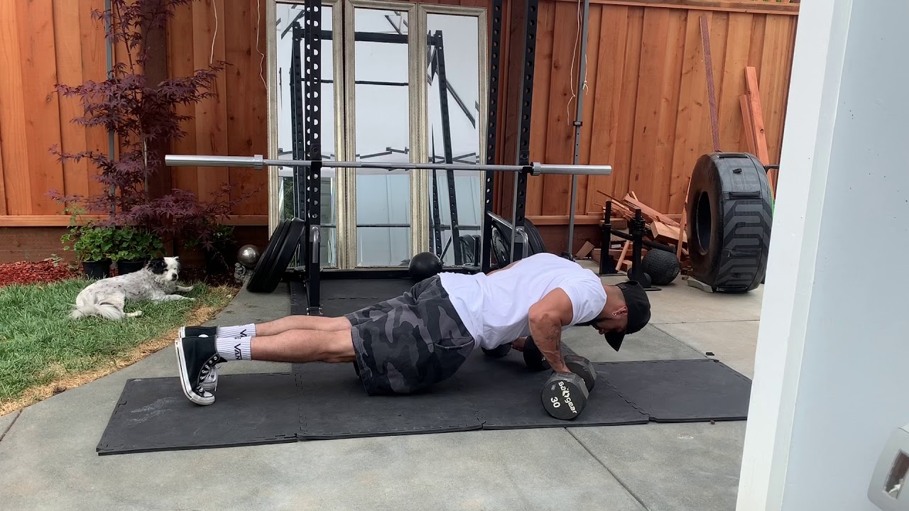 DB Push Up - YouTube