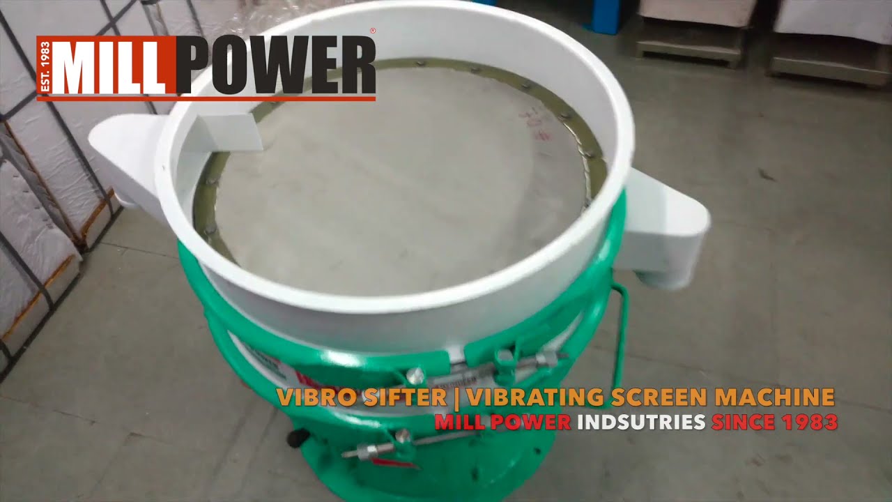 Vibro Sifter Vibrating Screen machine +91 828282 9068 - YouTube