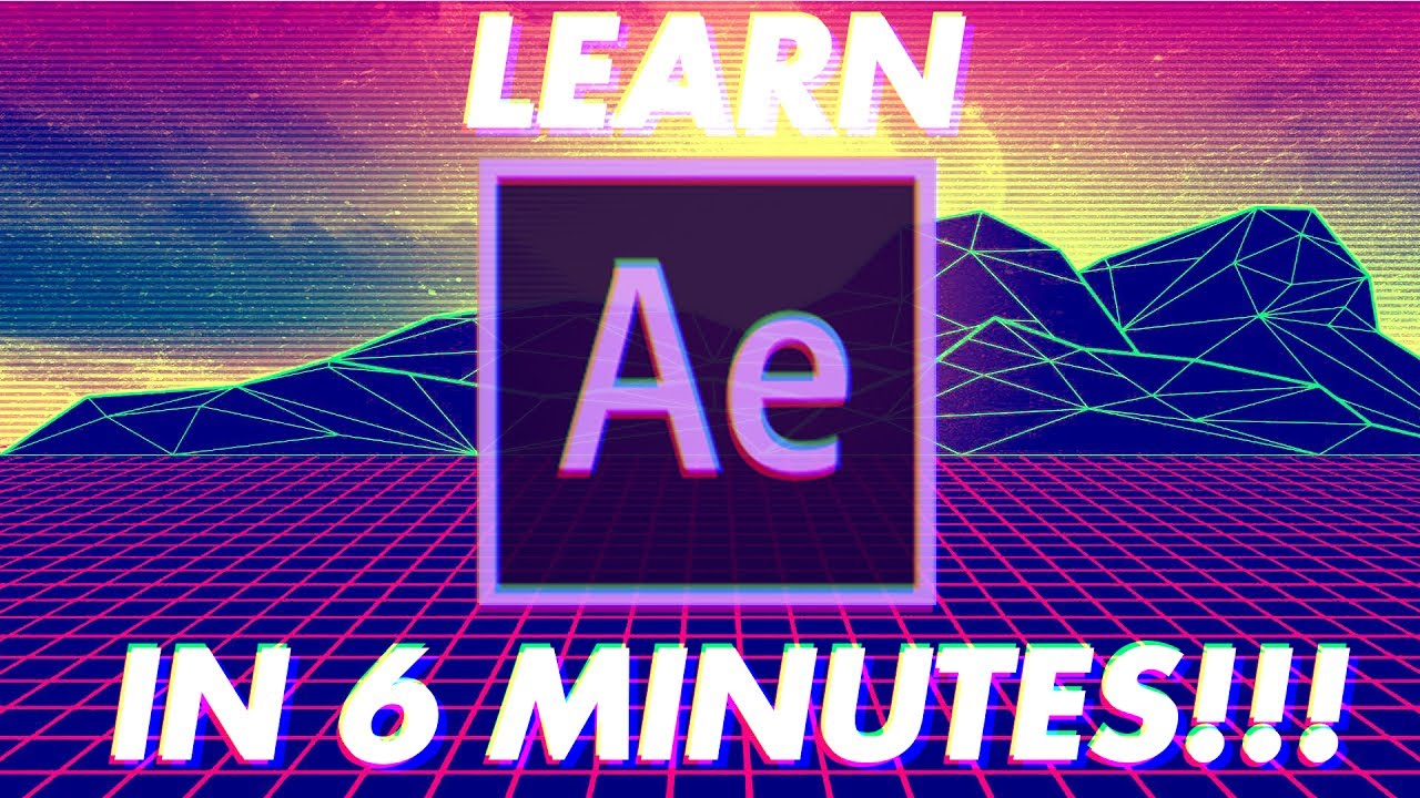 LEARN AFTER EFFECTS IN 6 MINUTES! - Tutorial for beginners - YouTube