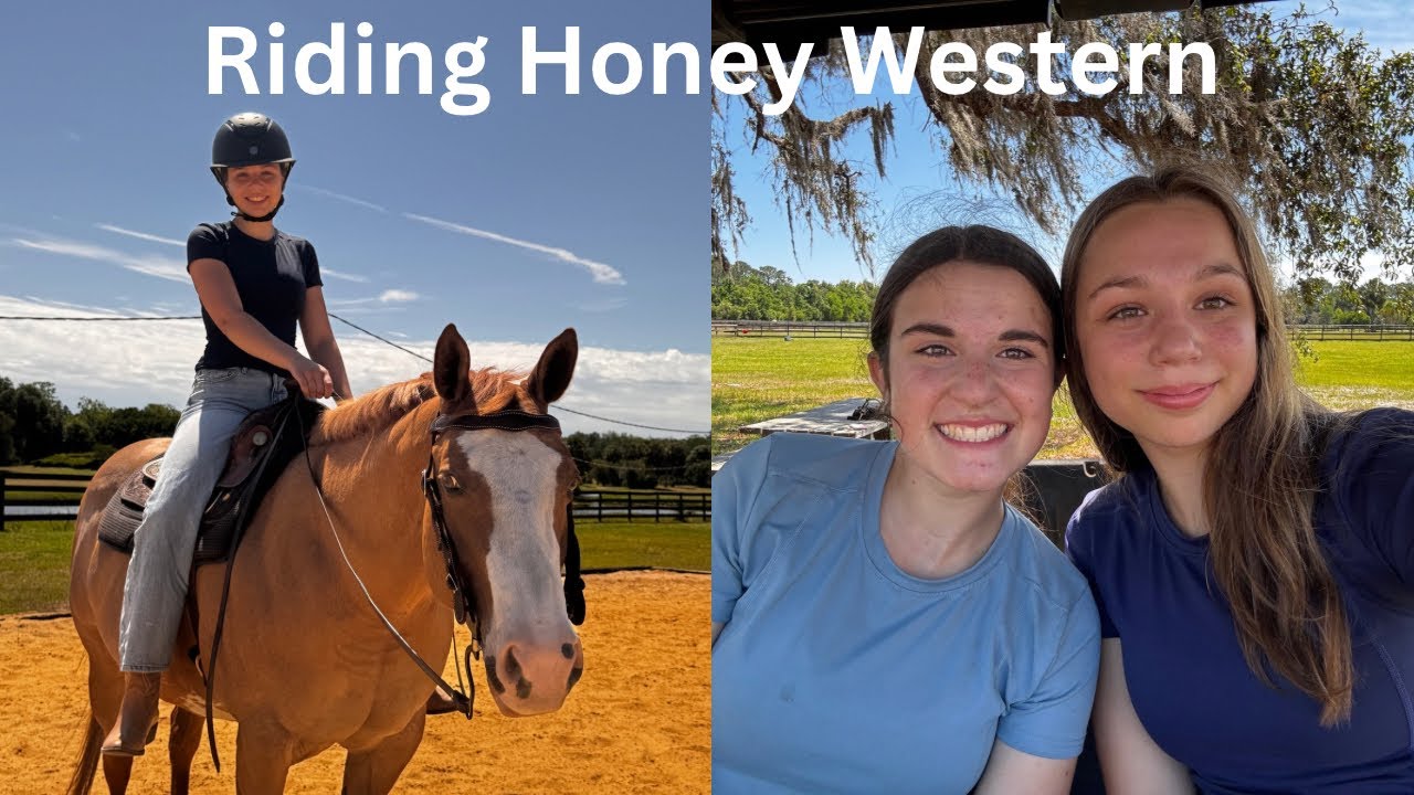 Riding Honey Western for the first time | English Hunter/Jumper goes Western | Claire. Equus ...