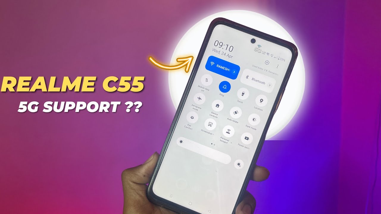Realme C55 supports 5G ? - YouTube