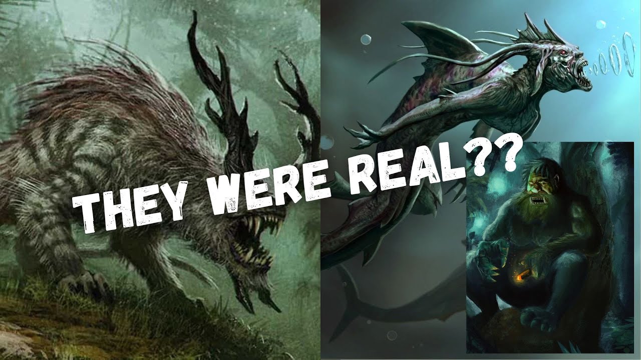30 mythological creatures that may have been real!! - YouTube