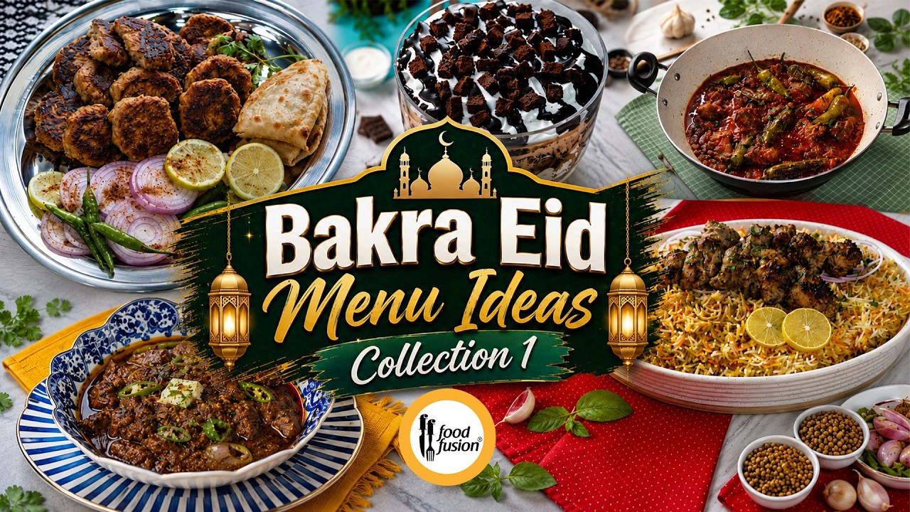 Bakra Eid Menu Ideas Collection 1 Recipes by Food Fusion - YouTube