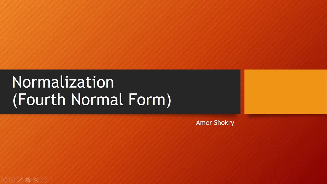 Fourth Normal Form - YouTube