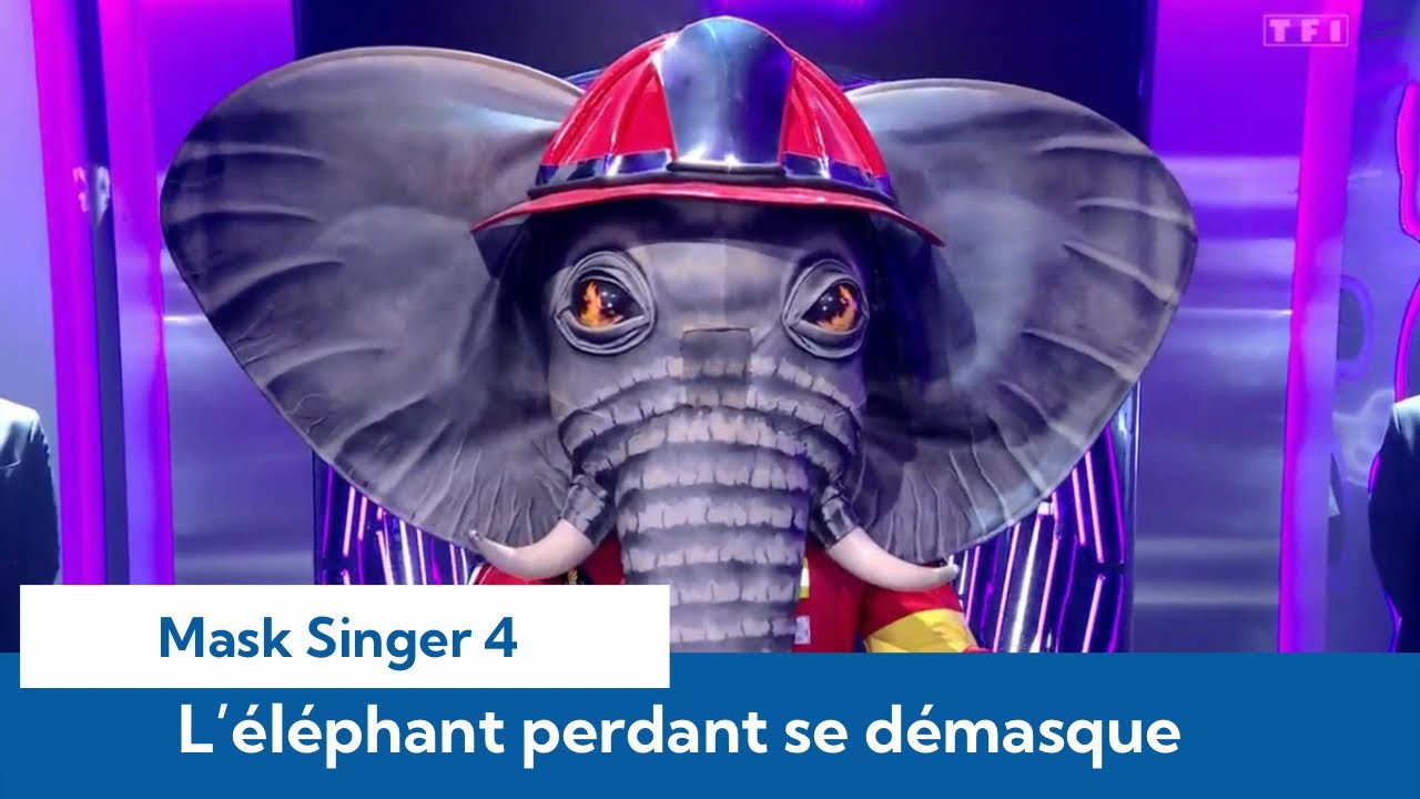 Mask Singer 4 La finale : L’éléphant 2eme, il tombe le masque en avant ...