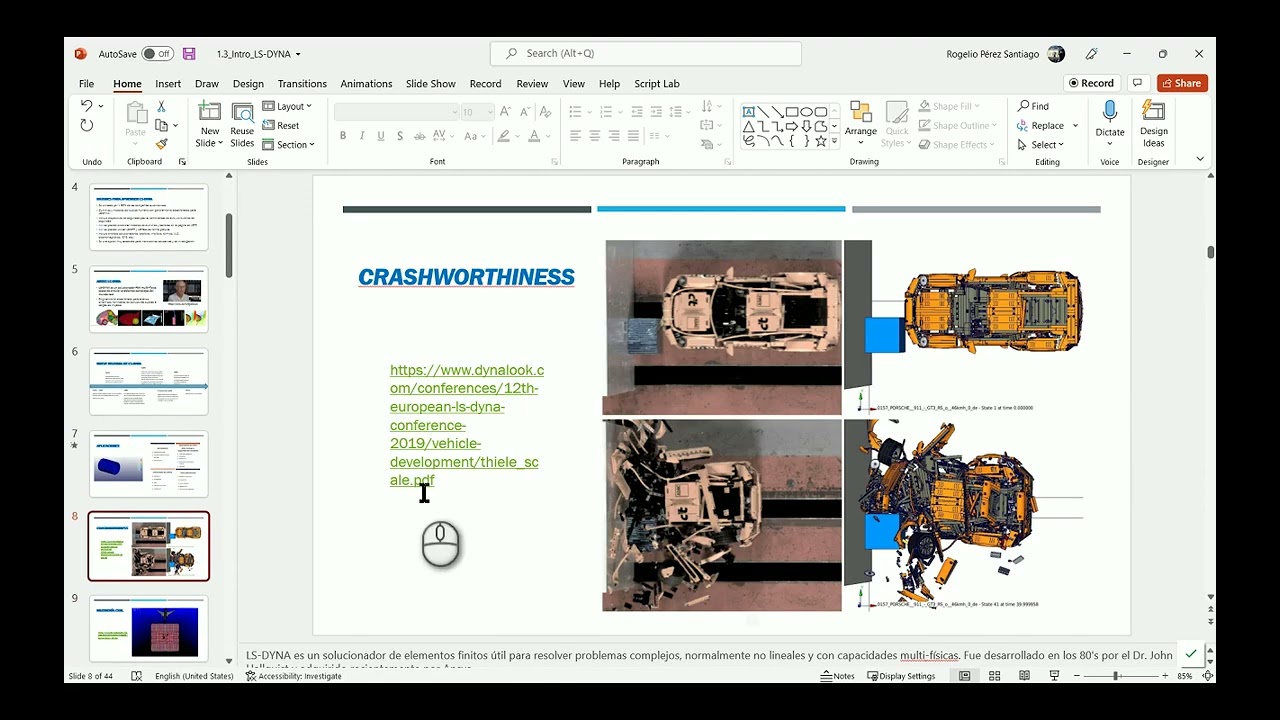 LS DYNA WS13: Intro to LS-DYNA deck - YouTube
