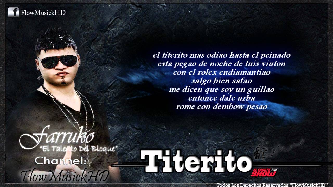Titerito [Con Letra] - Farruko (Original) 2012 [ Letra / Lyrics ] - YouTube