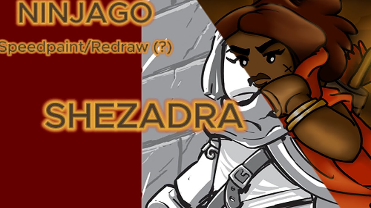 LEGO Ninjago/Spinjitzu Brothers Speedpaint/Redraw: Shezada! - YouTube