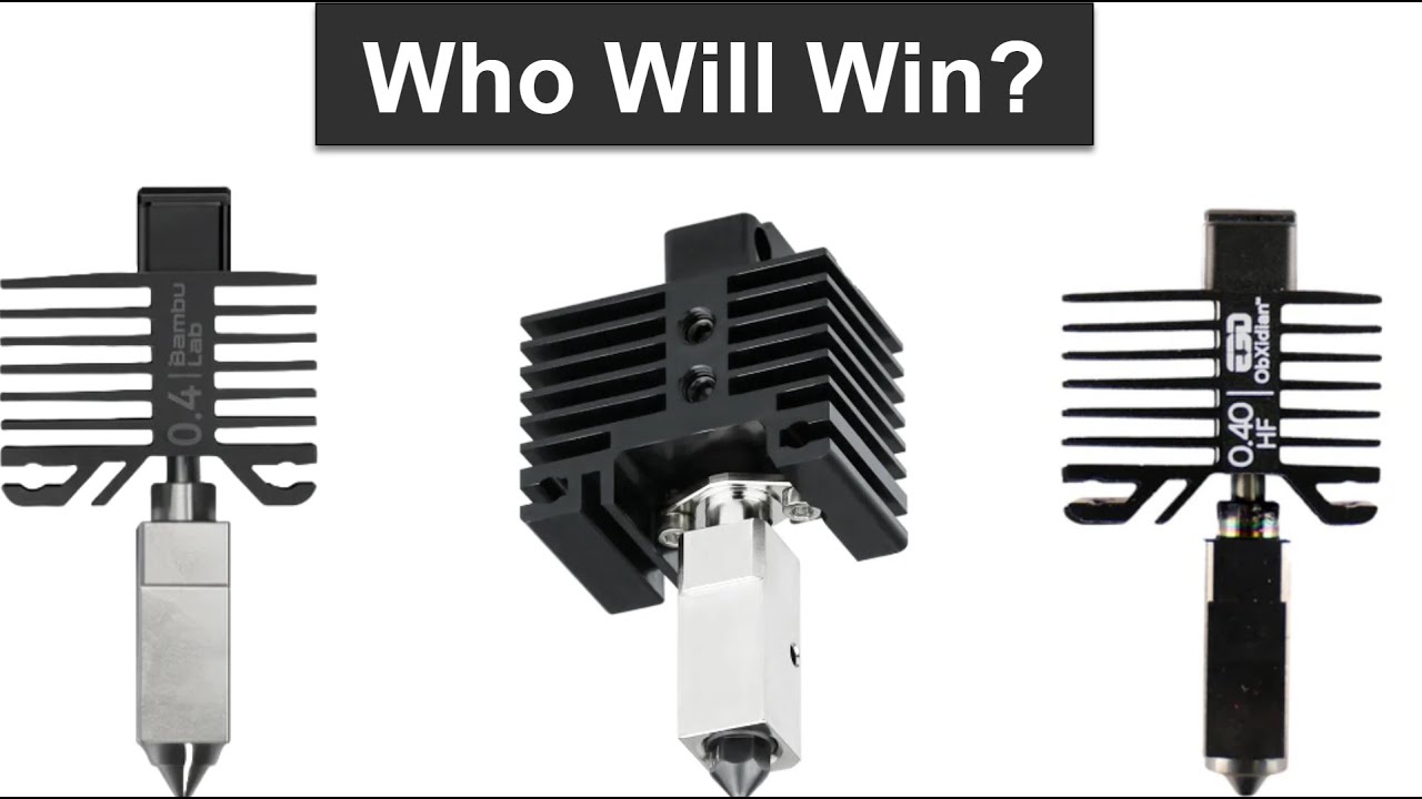 FLOW RATE TESTED: Bambu Stock vs TZ 2.0 vs E3D HF ObXidian hotends ...