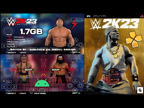 New wwe 2k23 ppsspp mod Download video 😱 - YouTube