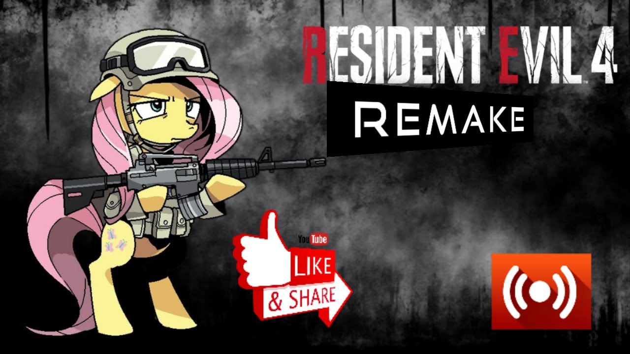 Resident evil 4:remake Fluttershy episode 2 let keep running - YouTube