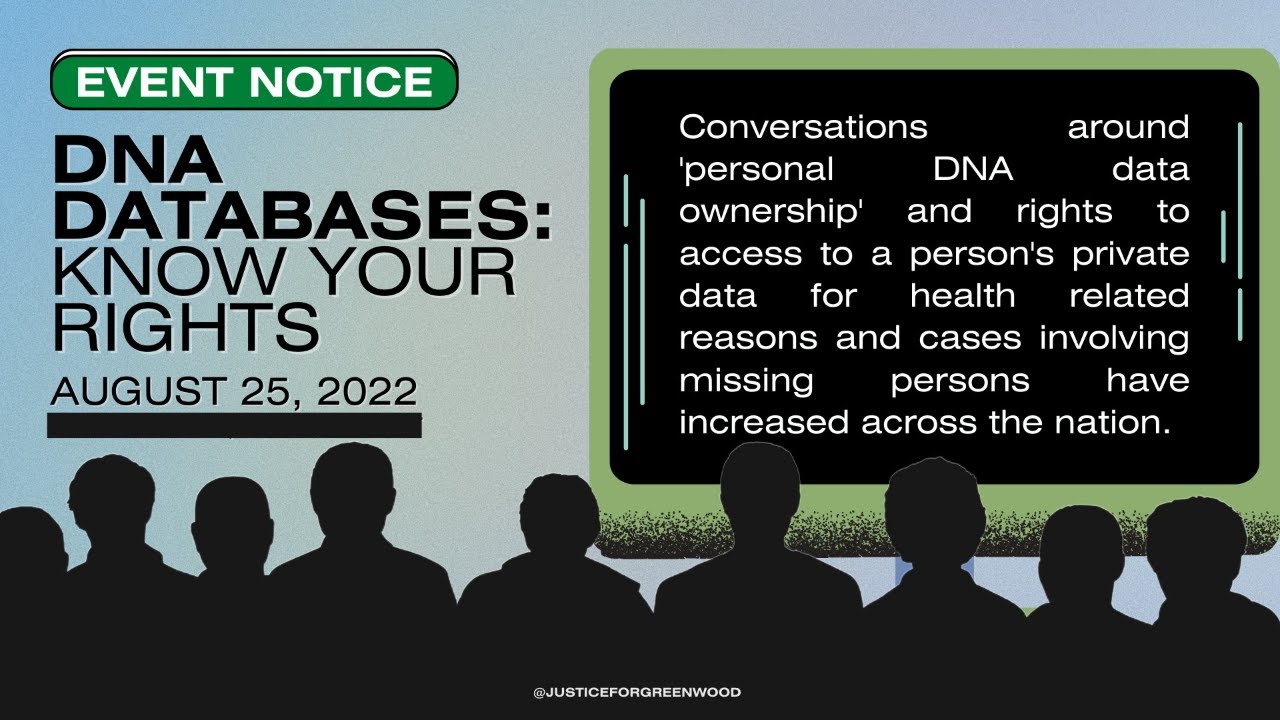DNA Databases: Know Your Rights - YouTube