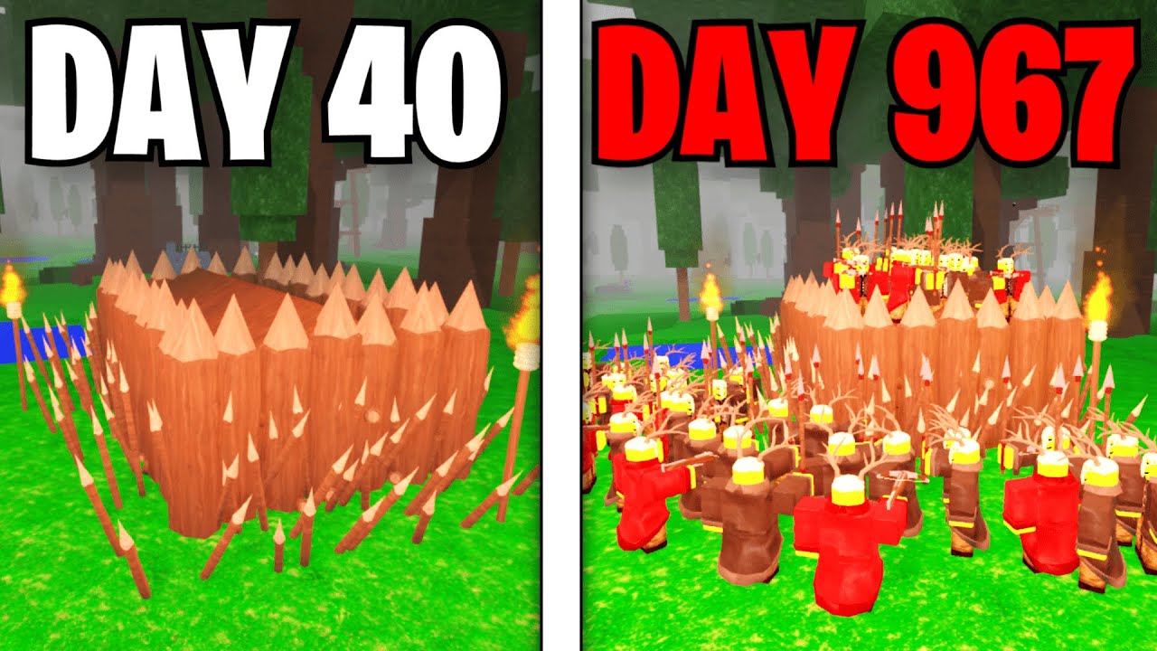 Building The BEST AFK BASE in Survive 99 Nights In The Forest - YouTube