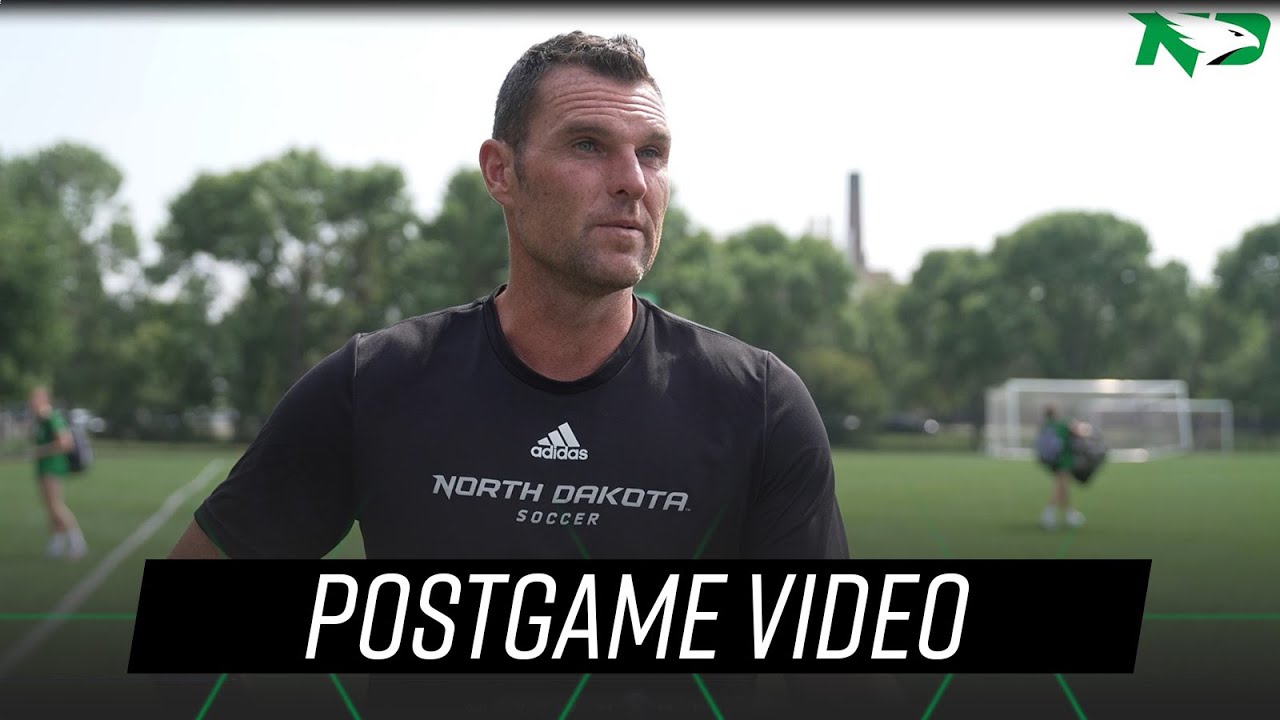 UND Soccer | Chris Logan Postgame Press Conference | 8.8.23 - YouTube
