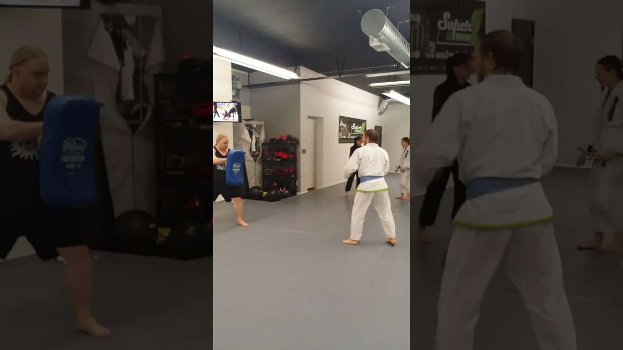 Kenpo knife kicks at different ranges - YouTube