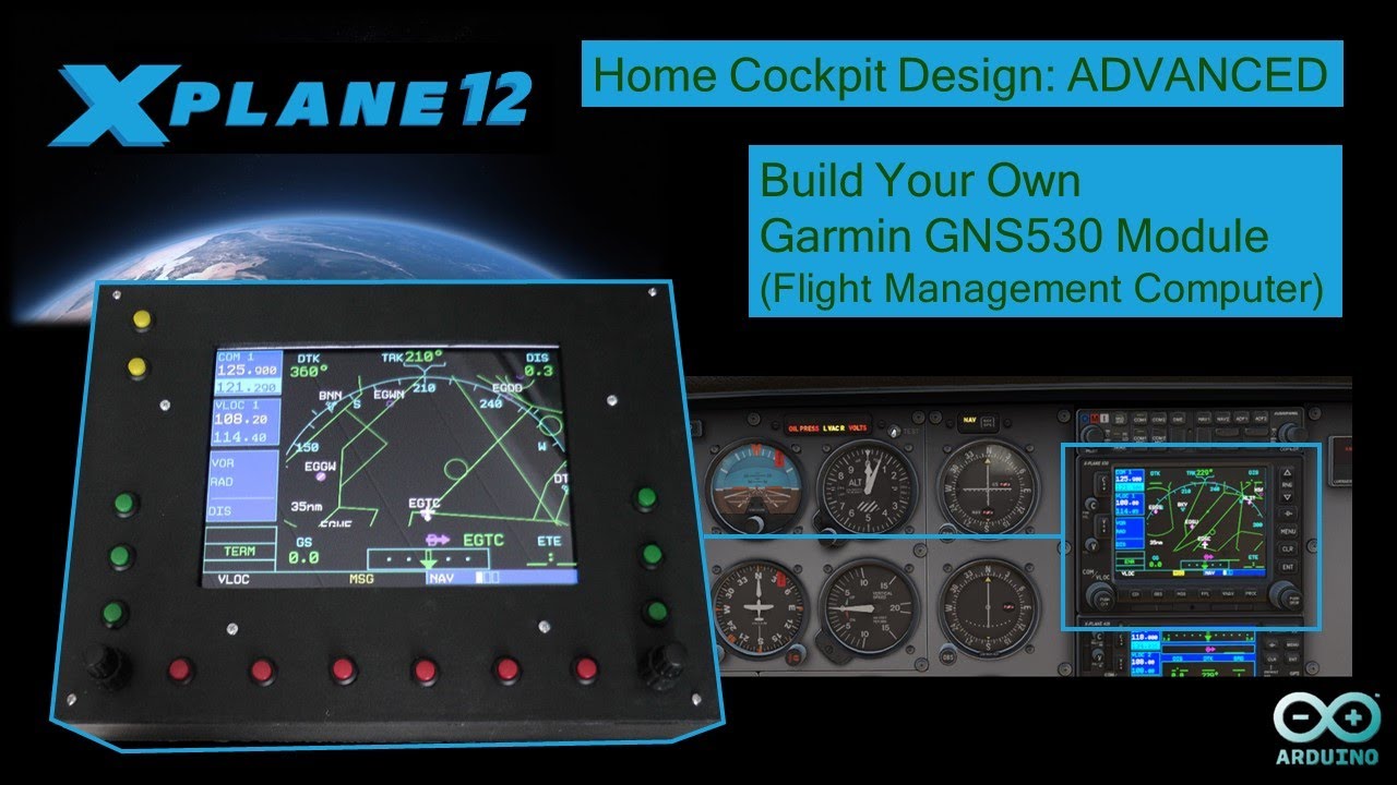 Home Cockpit Design: ADVANCED - Build Your Own Garmin GNS530 Flight ...