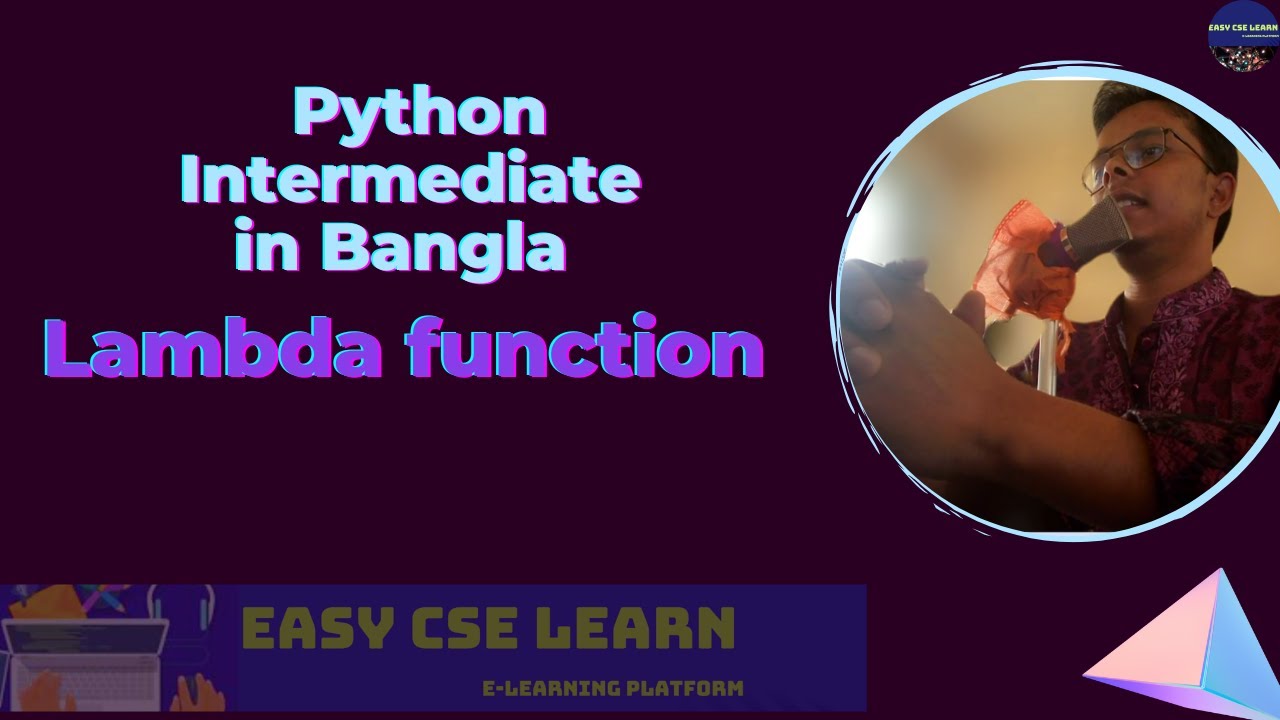 Python intermediate in Bangla | Agenda and Lambda function | - YouTube