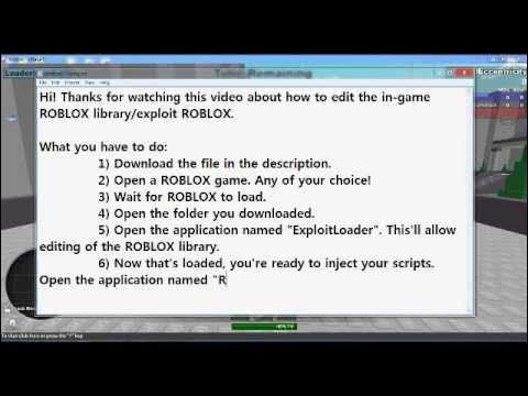 ROBLOX: Exploit Guide (27 April 2013) - YouTube