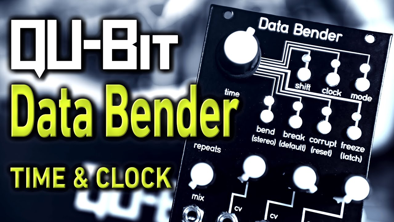 QU-Bit Data Bender Video Manual - TIME and CLOCK Functions - YouTube