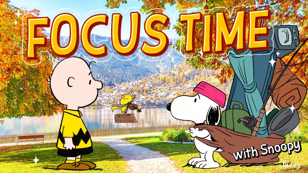 Calm Focus with Snoopy 💼🎶| Smooth Jazz for a Productive Start by Jazzy ...