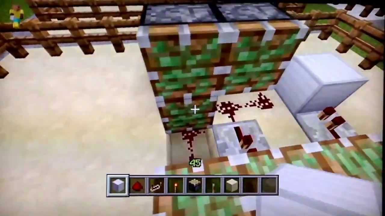 MineCraft Xbox 2x3 Hidden Floor Door. - YouTube