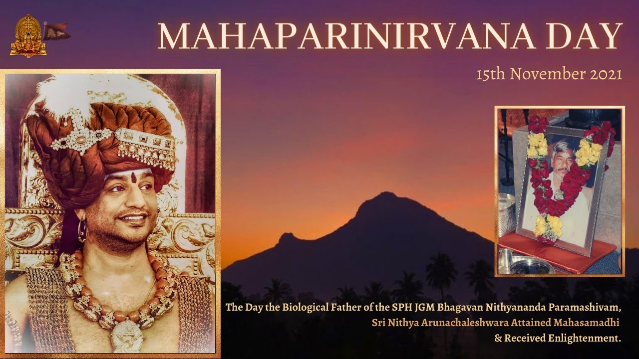 LIVE DARSHAN | MAHAPARINIRVANA DAY CELEBRATIONS | 15 NOV 2021 - YouTube