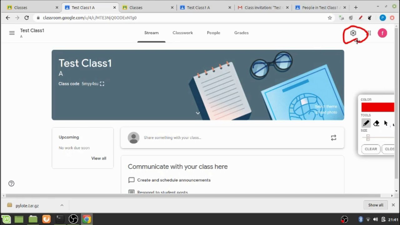 Managing online classes through Google Classroom - YouTube