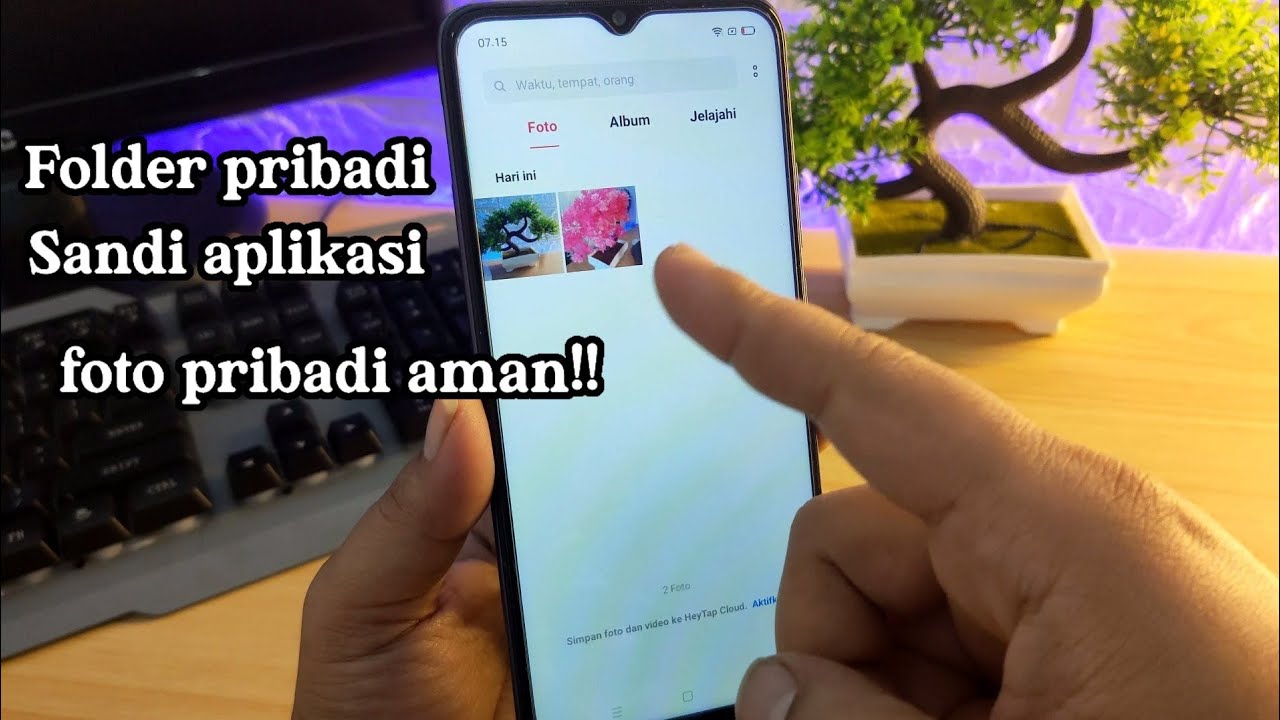 cara membuat folder pribadi dan kunci aplikasi OPPO A15 - YouTube