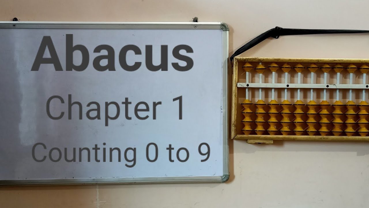 Abacus free class level 1 class 1| Learn abacus | Counting 0 to 9 ...
