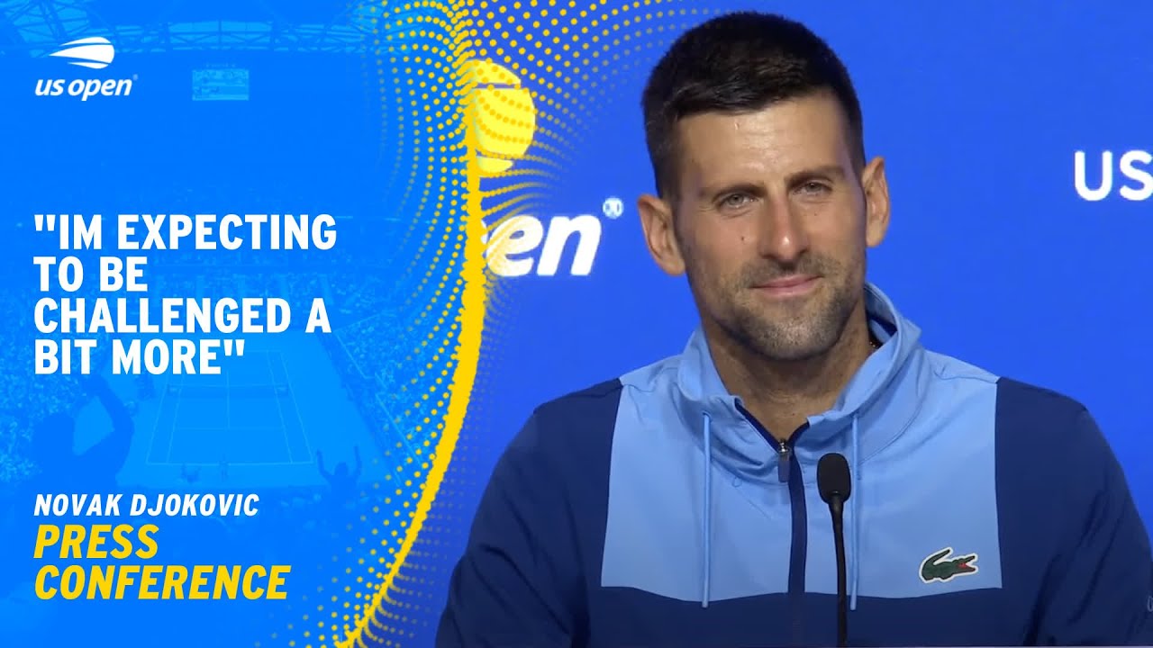 Novak Djokovic Press Conference | 2024 US Open Round 1 - YouTube