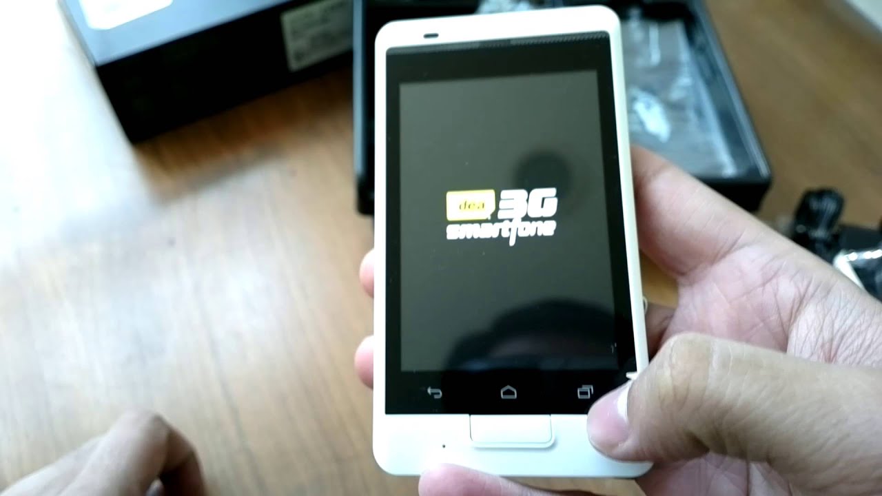 Idea 3G Smartphone Ivory Unboxing and Short Handson - YouTube
