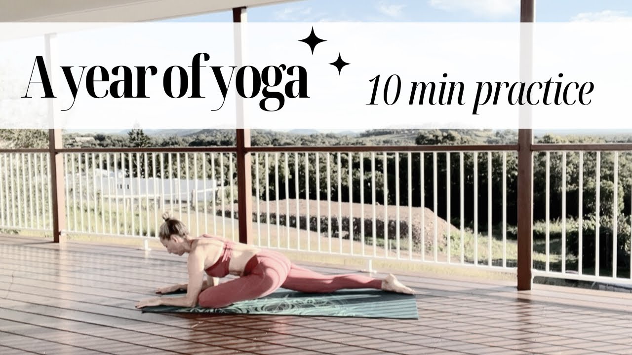 A year of yoga (180) - 10 min practice - YouTube